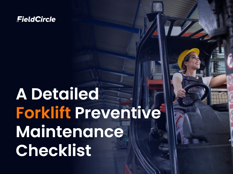 Downloadable Forklift Maintenance Checklist Free Template | Zapium