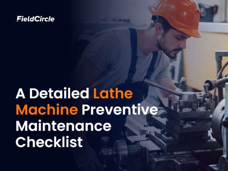 Downloadable Lathe Machine Maintenance Checklist Free Template | Zapium